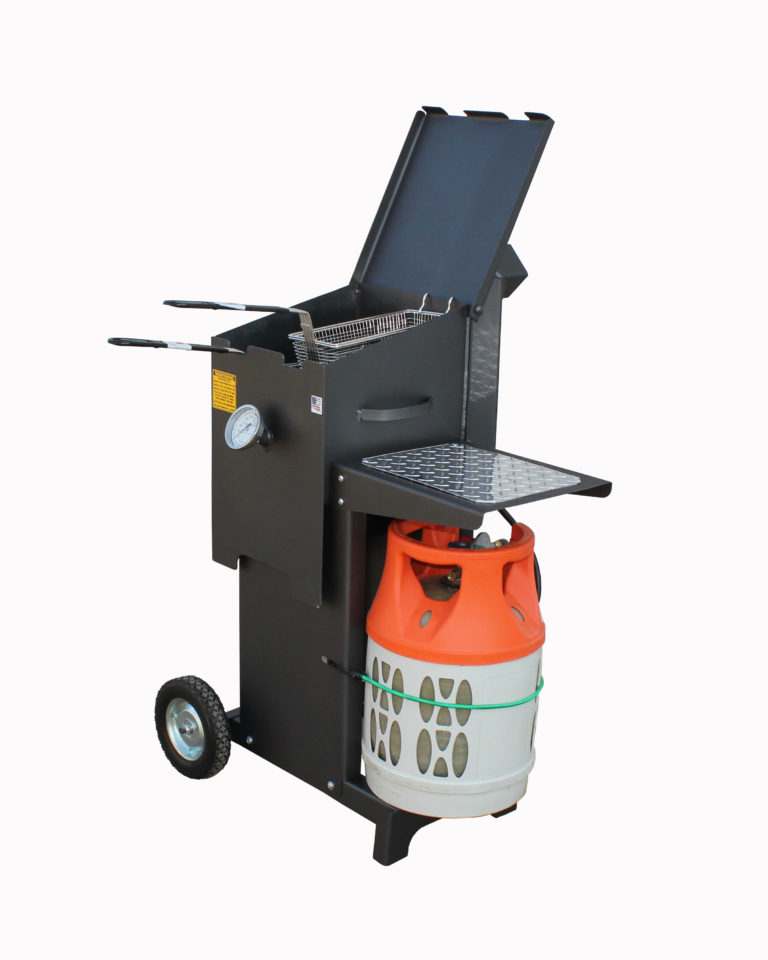 Ff2r St 4 Gallon 2 Basket Fryer With Stand Cajun Fryer