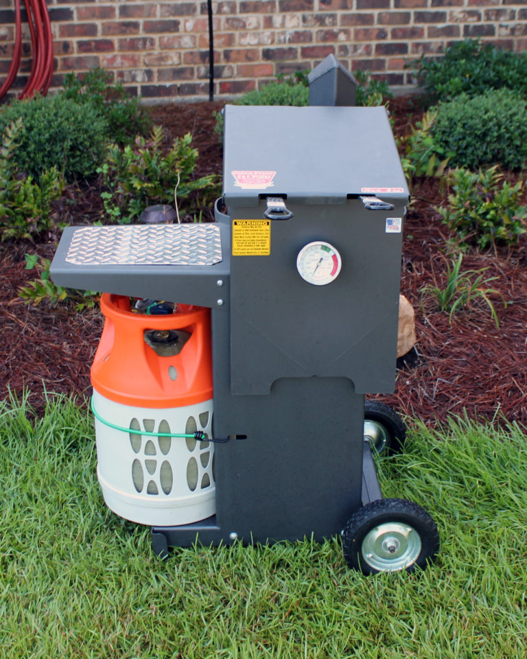 FF2R-ST 4 Gallon 2 Basket Fryer - With Stand - Cajun Fryer